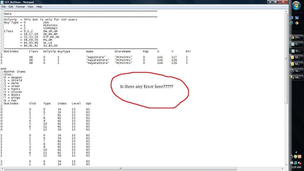 Adding BotShop Problem | RaGEZONE - MMO Development Forums