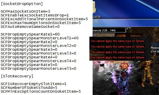 How to make same socketed option? | RaGEZONE - MMO Development Forums