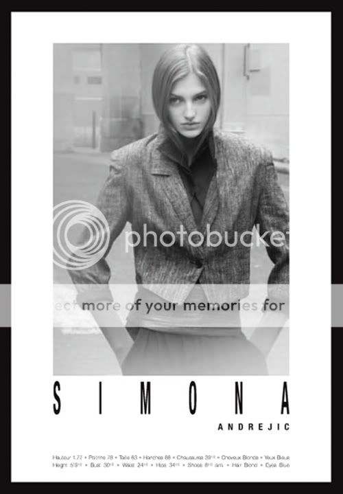 Serbian model Simona Andrejic