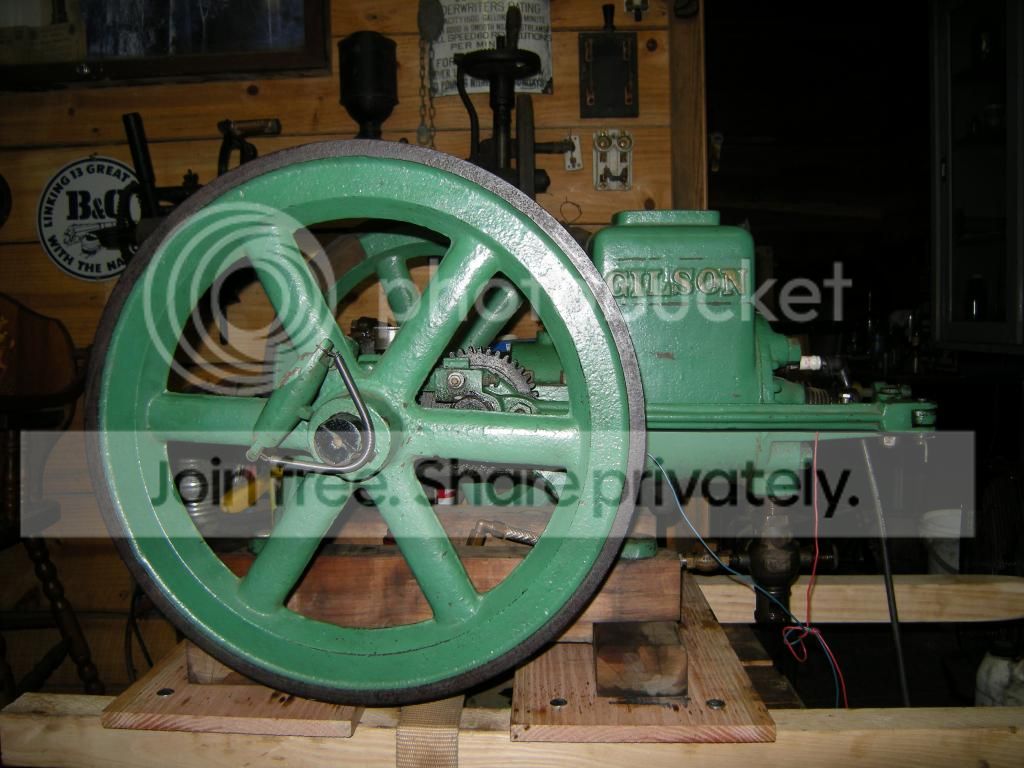 Gilson "Johnny On The Spot" 1-1/2 HP Gas Engine | Smokstak® Antique ...