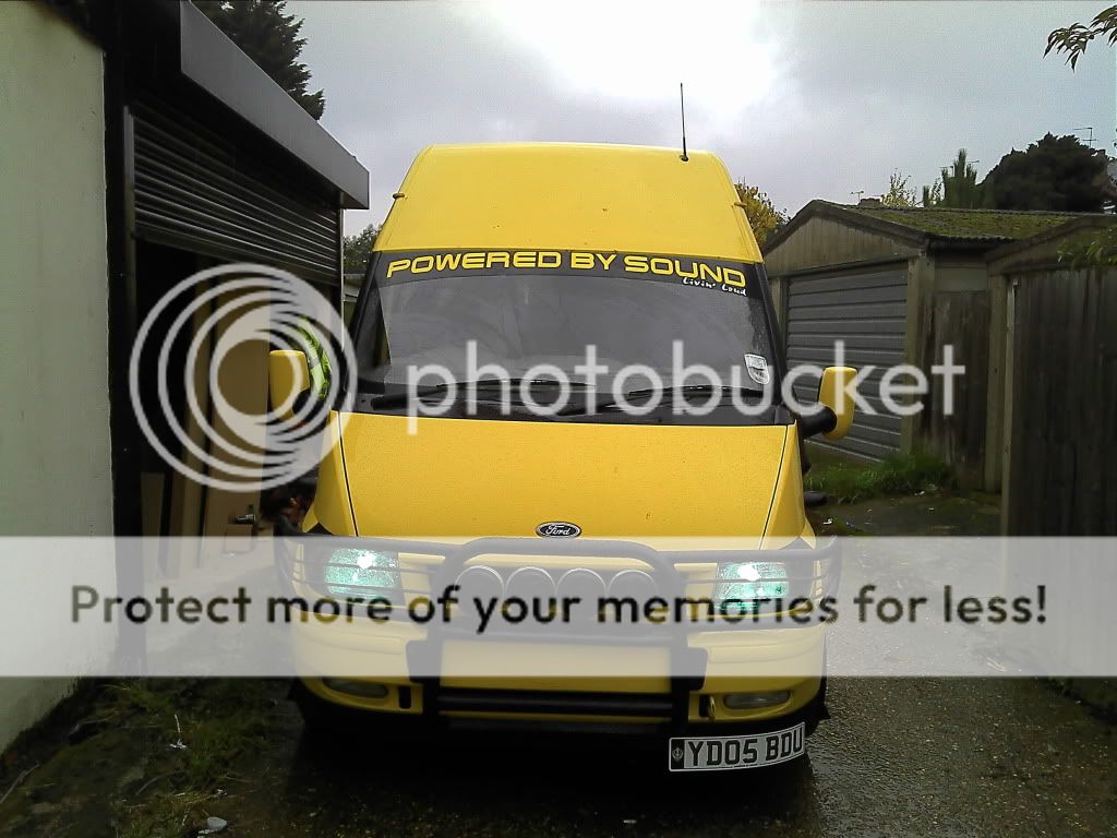 Ford Transit Forum • View topic - My Yellow Jumbo! Powered By Sound ...